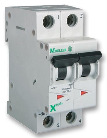 FAZ-C10/2 - Eaton Moeller - Thermal Magnetic Circuit Breaker, FAZ, 10 A