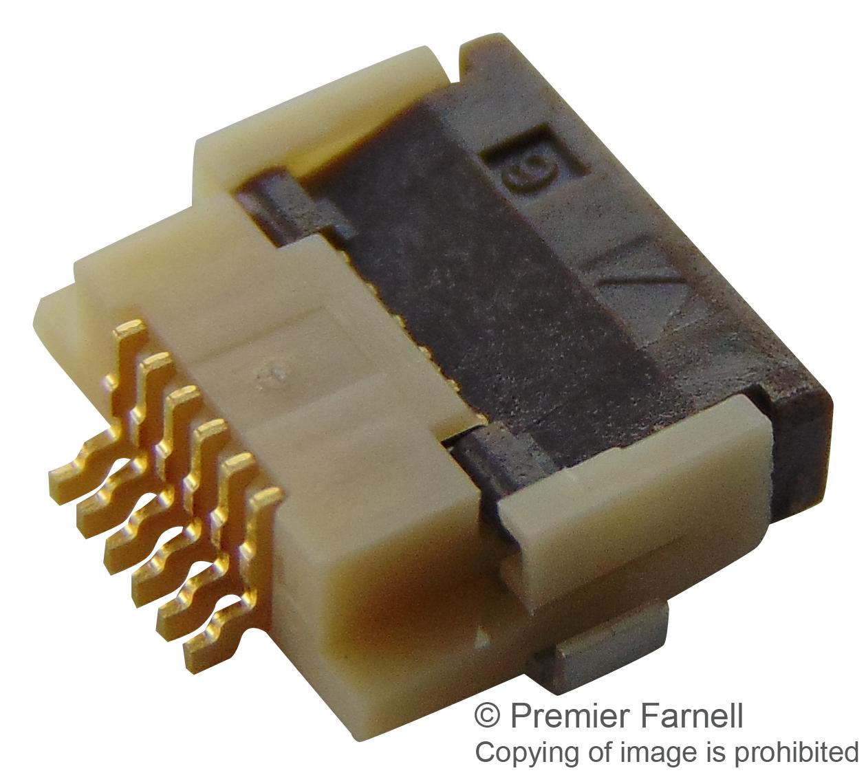 FH12-6S-0.5SH(55) - Hirose(hrs) - FFC / FPC Board Connector, 0.5 mm, 6 Contacts