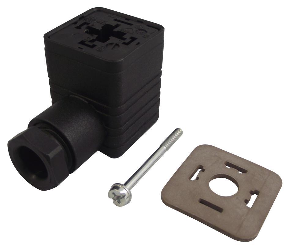 GDM 3016 BK + GDM 3-21 EPDM - Hirschmann - Rectangular Power Connector ...