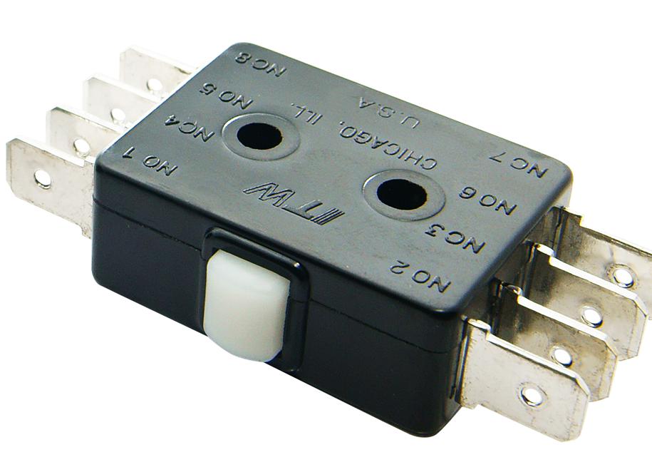 22-504 - Itw Switches - Microswitch, Snap Action, Plunger