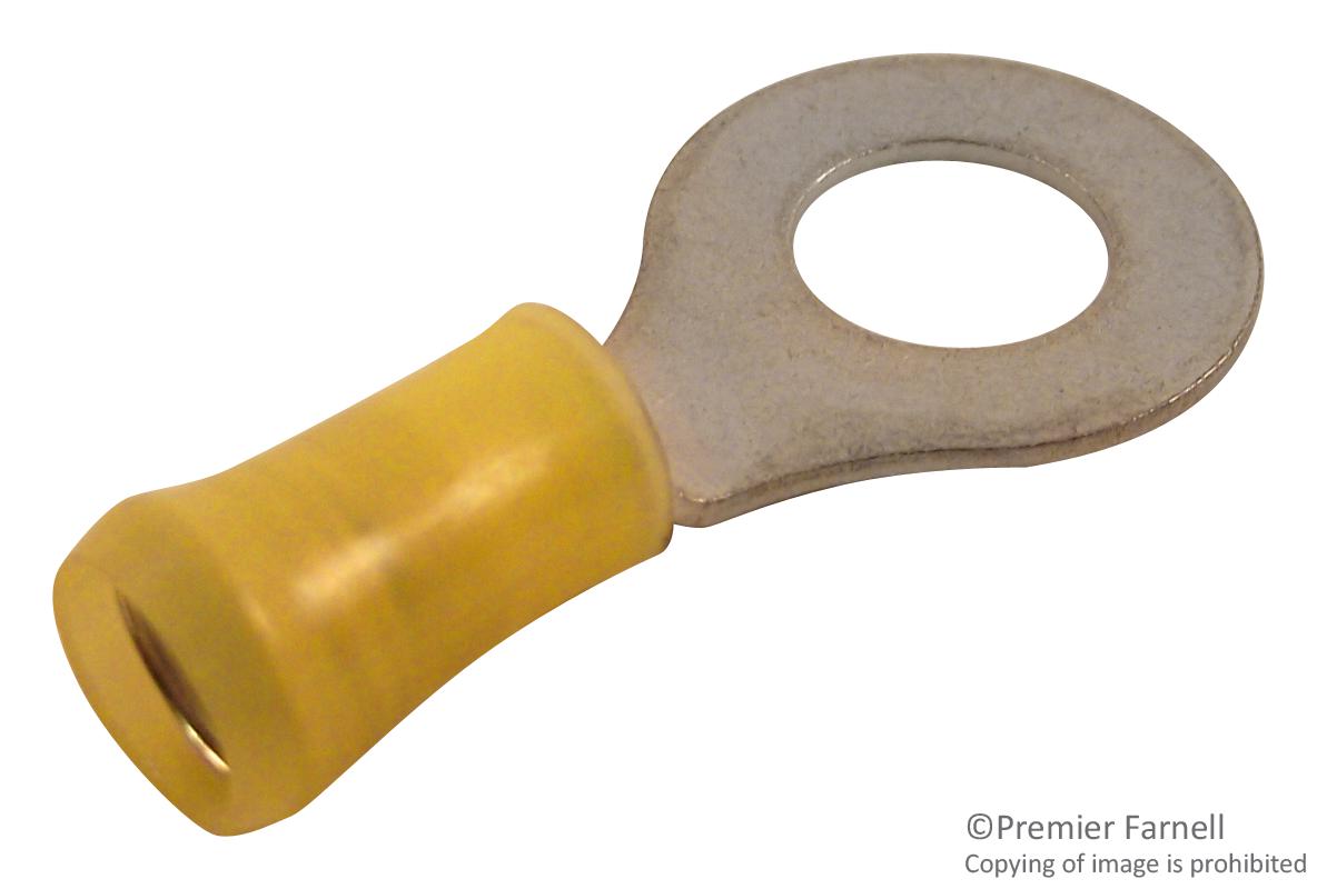 35150 - Amp - Te Connectivity - Ring Tongue Terminal, M10, 3/8"