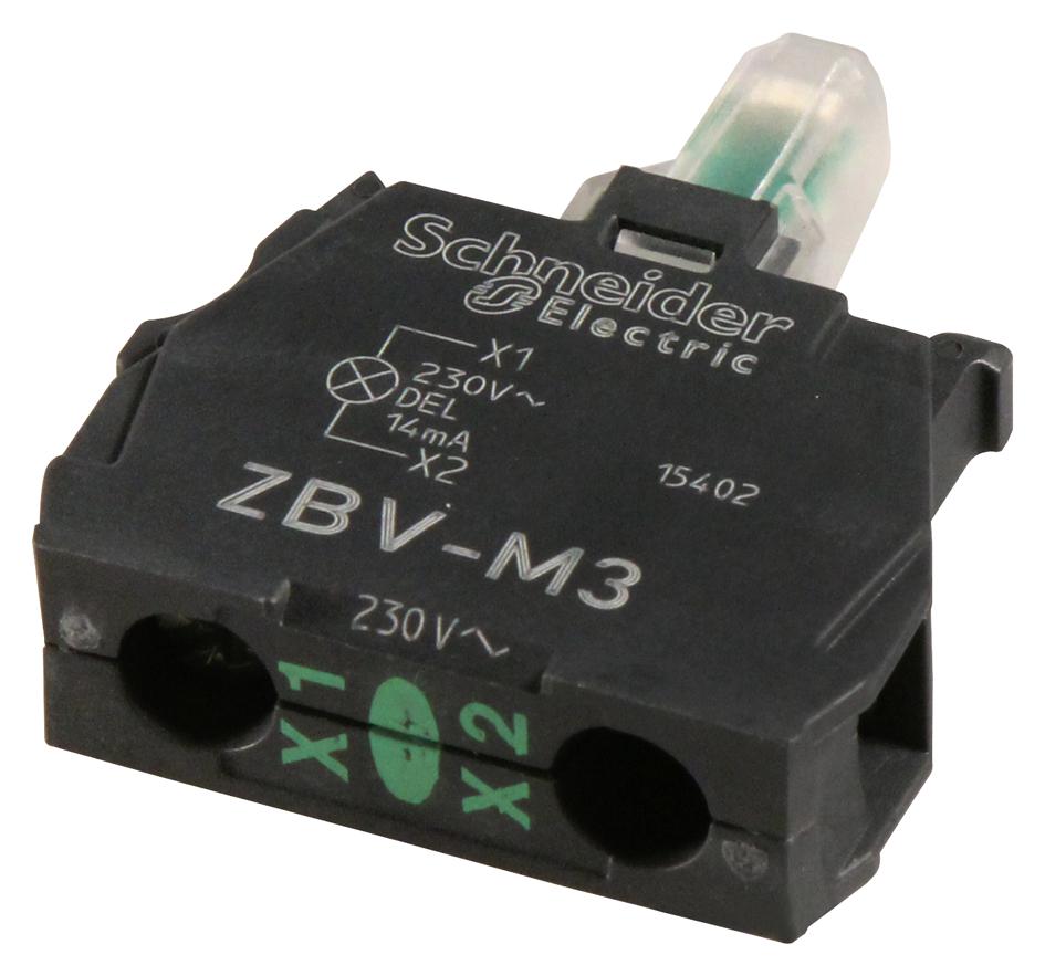 ZBVM3 - Schneider Electric - Light Block, LED, Green