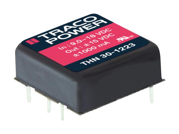 THN 30-2423 - Traco Power - Isolated Through Hole DC/DC Converter, ITE, 2:1