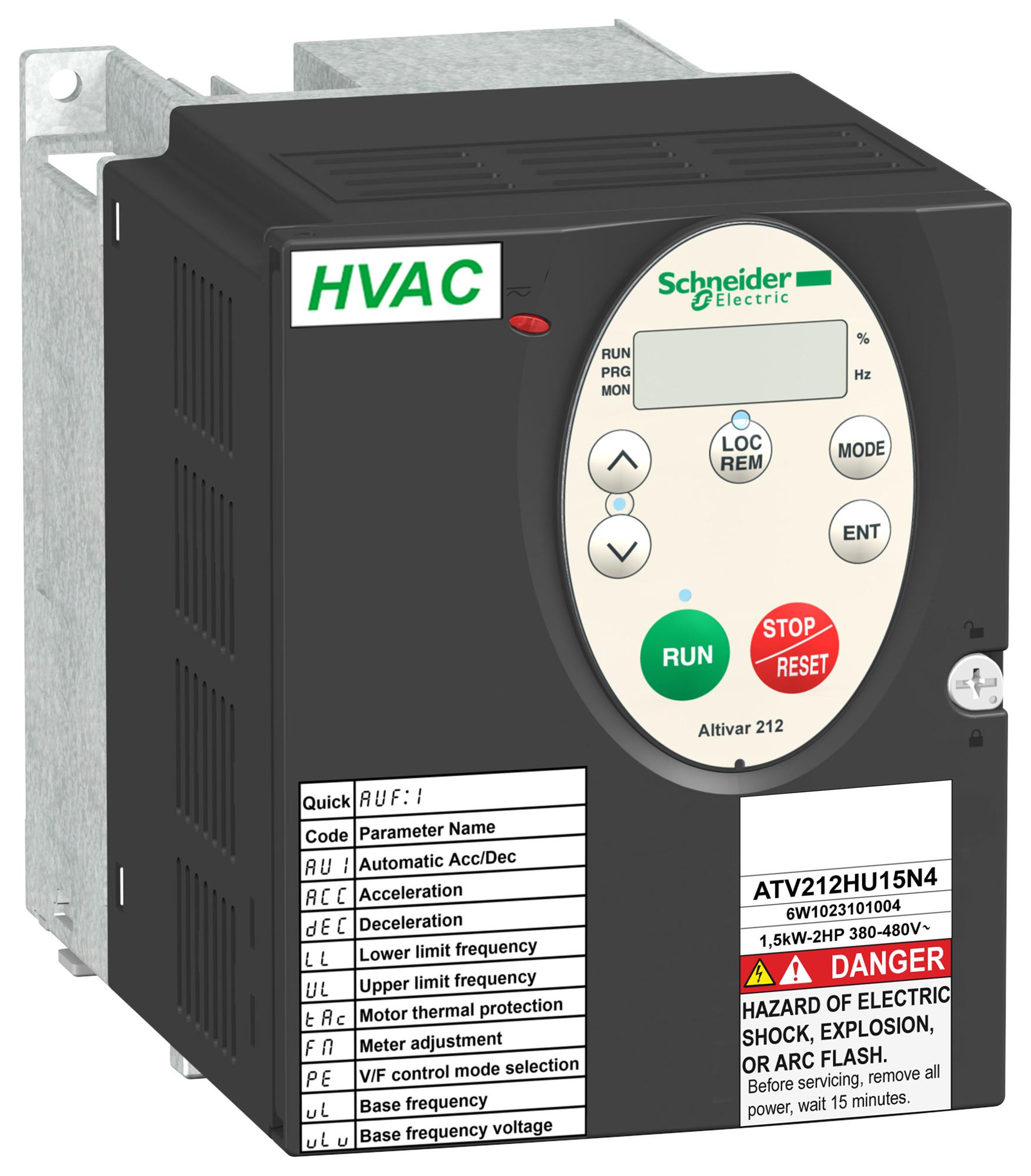ATV212HU15N4 - Schneider Electric - Variable Speed Drive, Altivar 212 ...