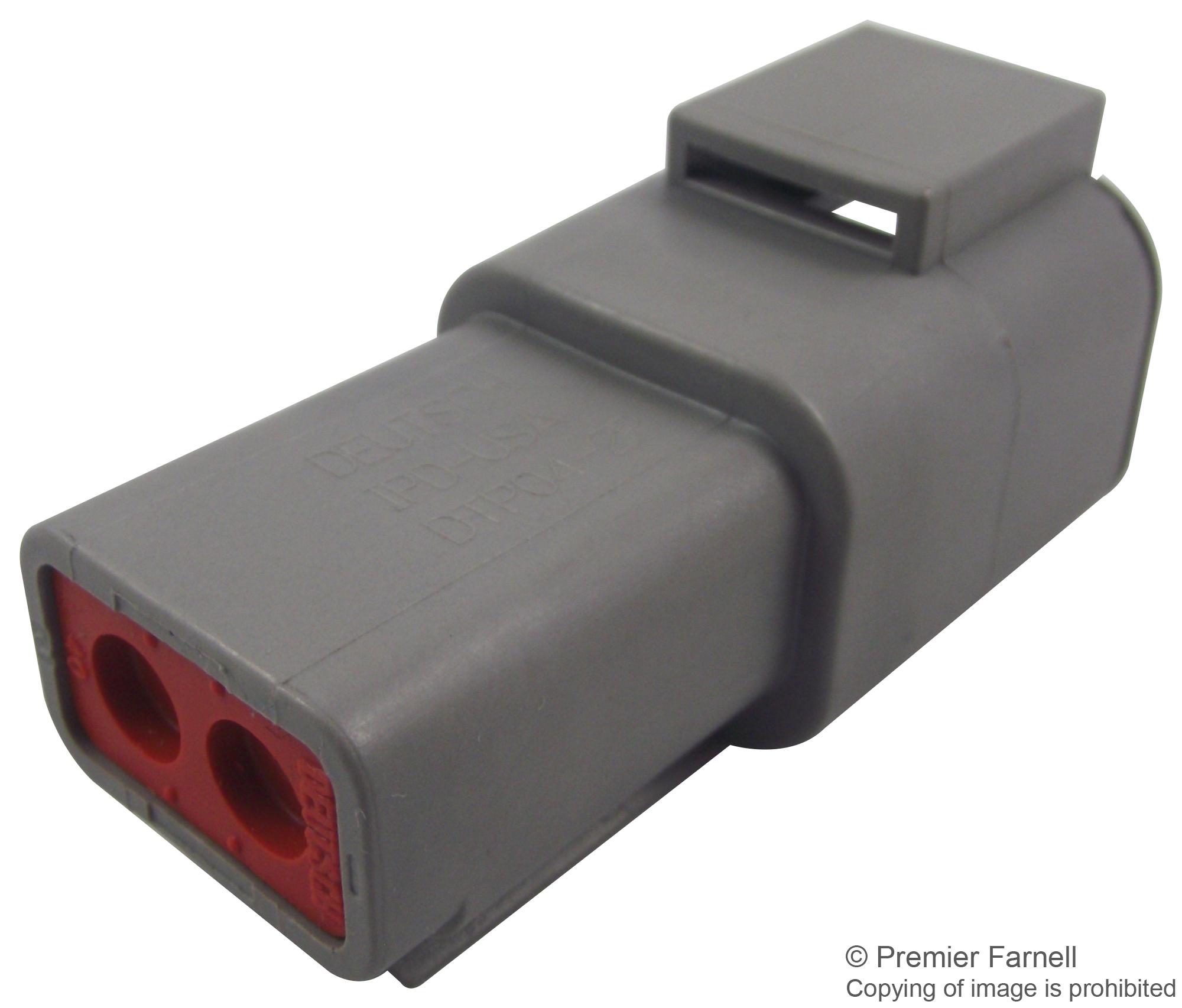 DTP04-2P - Deutsch - Te Connectivity - Automotive Connector Housing, IP68, DTP