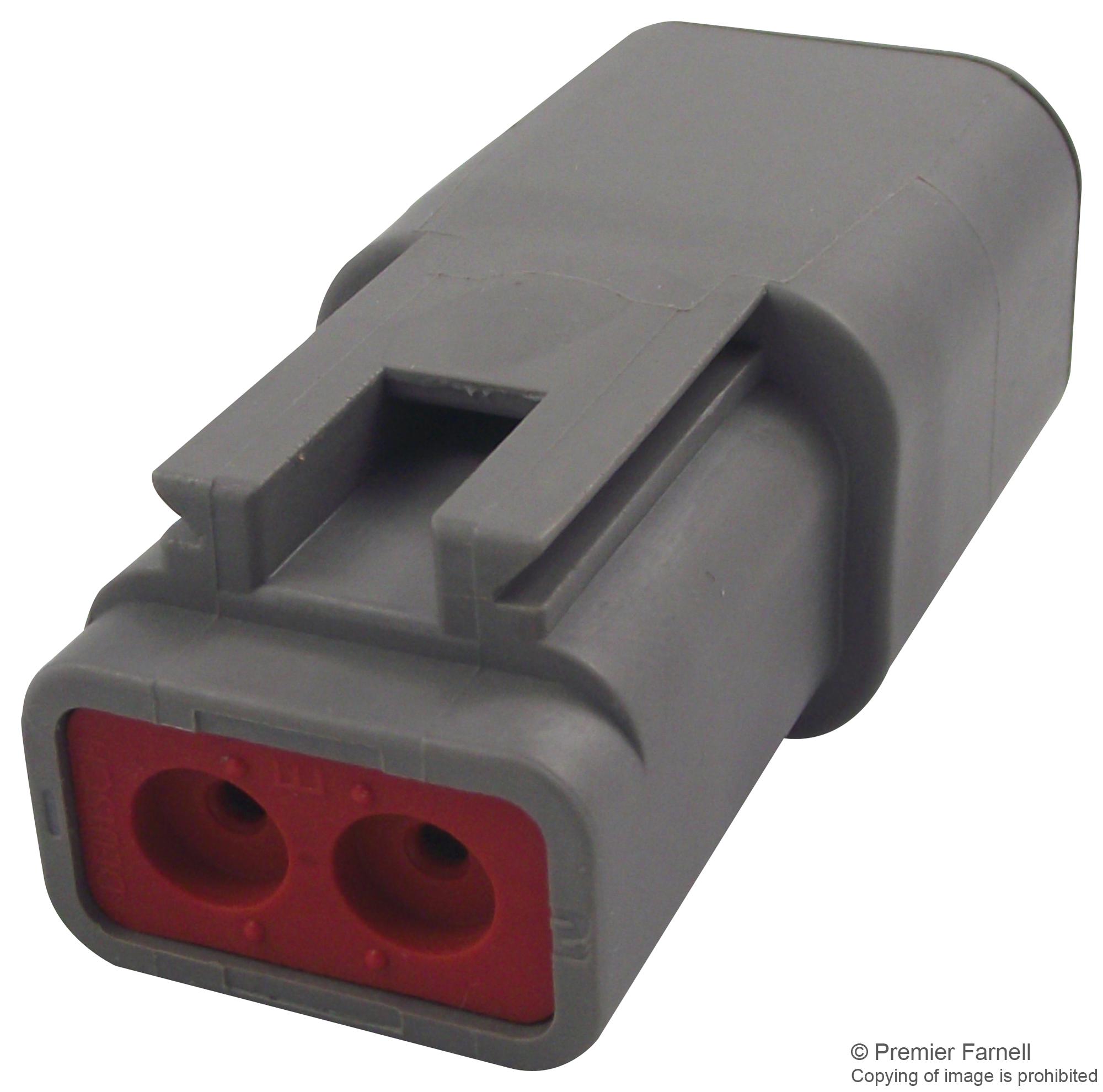 DTP04-2P-C015 - Deutsch - Te Connectivity - Automotive Connector Housing, IP68, DTP