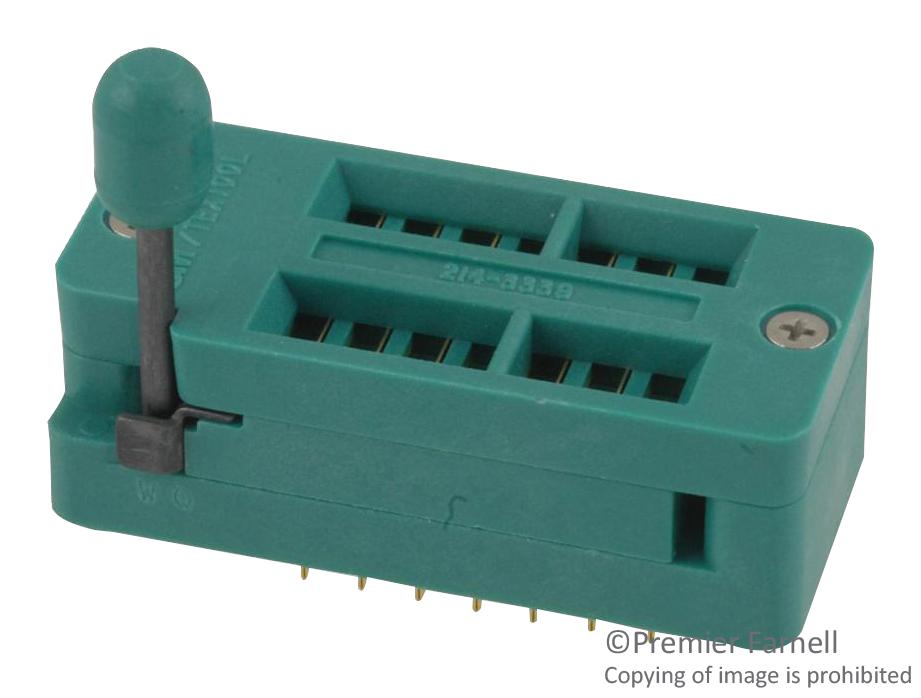 214-3339-00-0602J - 3m - IC & Component Socket, 14 Contacts, DIP Socket