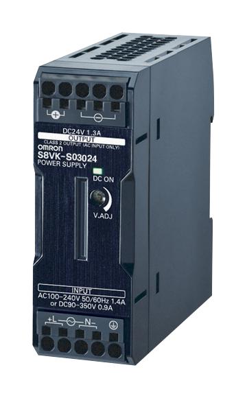 S8VK-S03024 - Omron Industrial Automation - AC/DC DIN Rail Power Supply (PSU), ITE, 1 Output