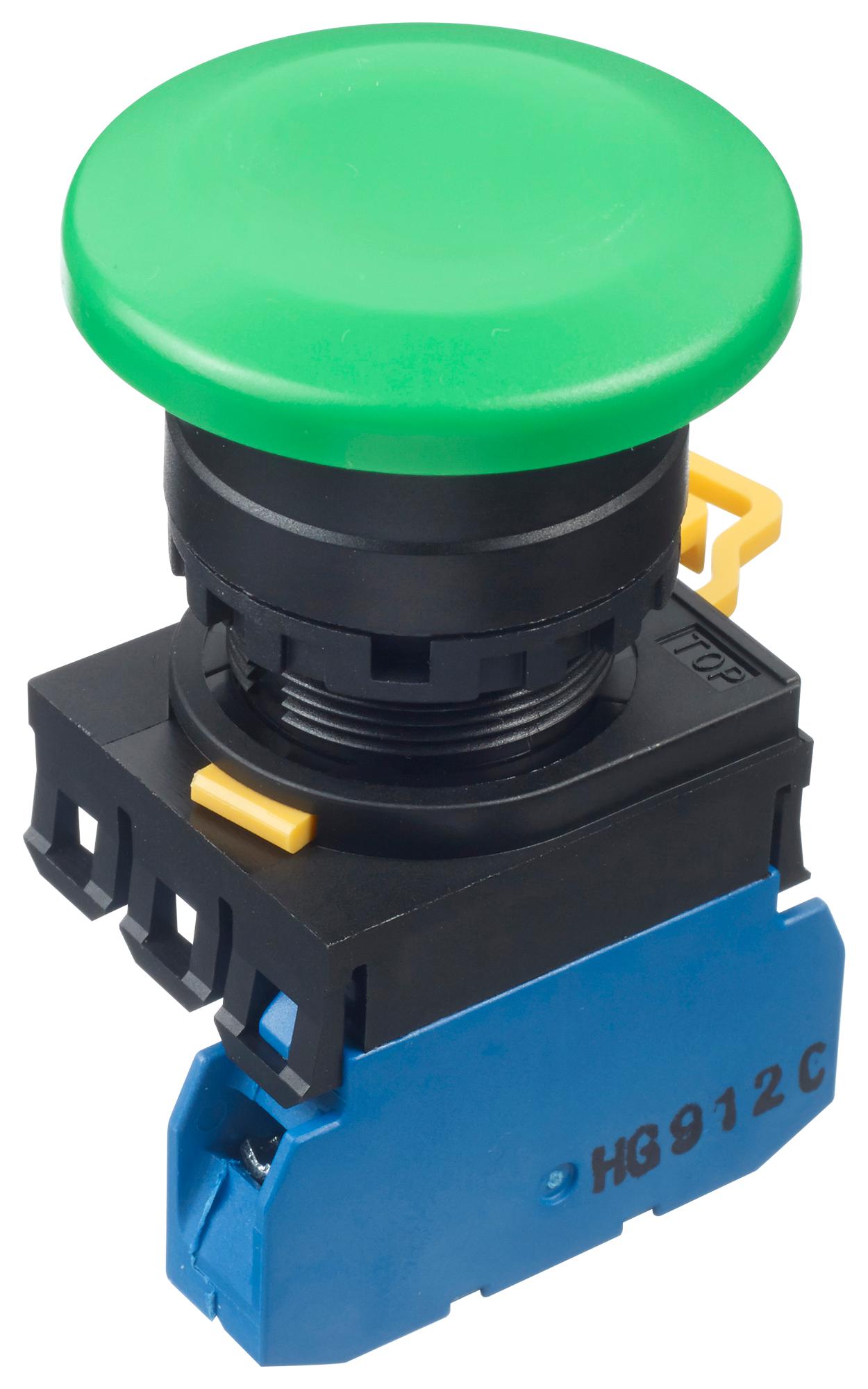 YW1B-M4E10G - Idec - Industrial Pushbutton Switch, YW, 22.3 mm