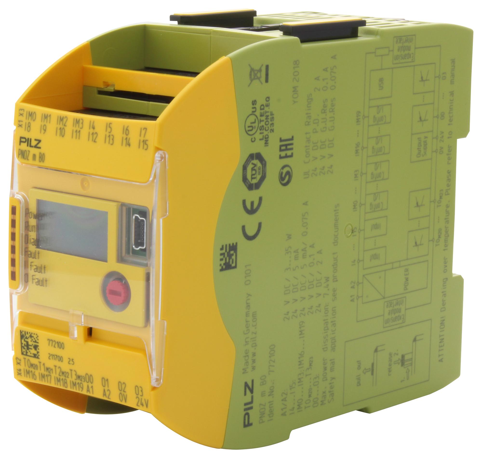 PNOZ M B0 - Pilz - Configurable Controller, PNOZmulti 2, 20 Inputs
