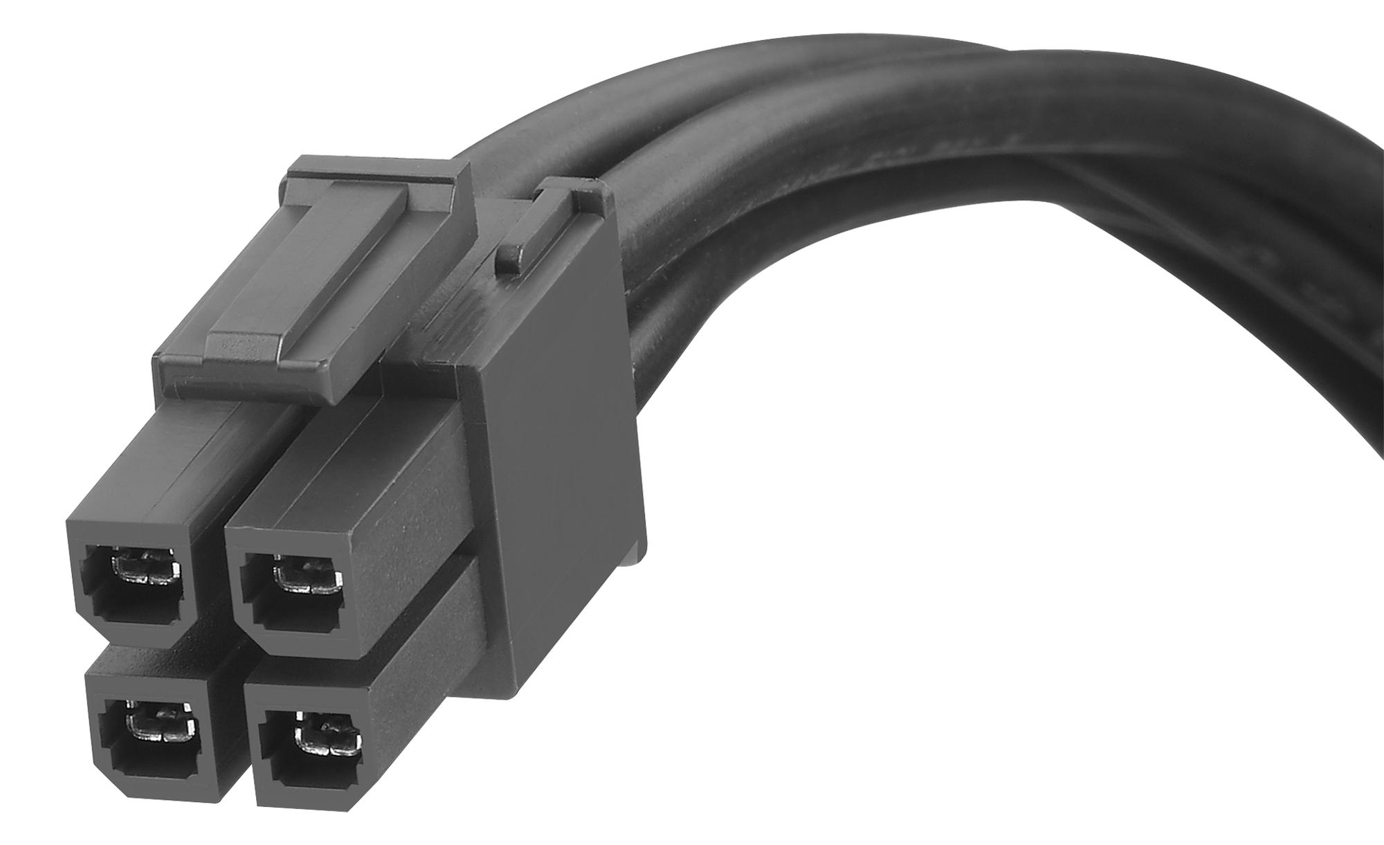 45136-0410 - Molex - Cable Assembly, Mega-Fit Receptacle to Mega-Fit ...
