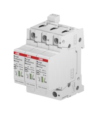 OVR T1-T2 3L 12.5-275S P TS QS - Abb - Soule - Surge Protector, 3 Pole, Mains Surge Protector