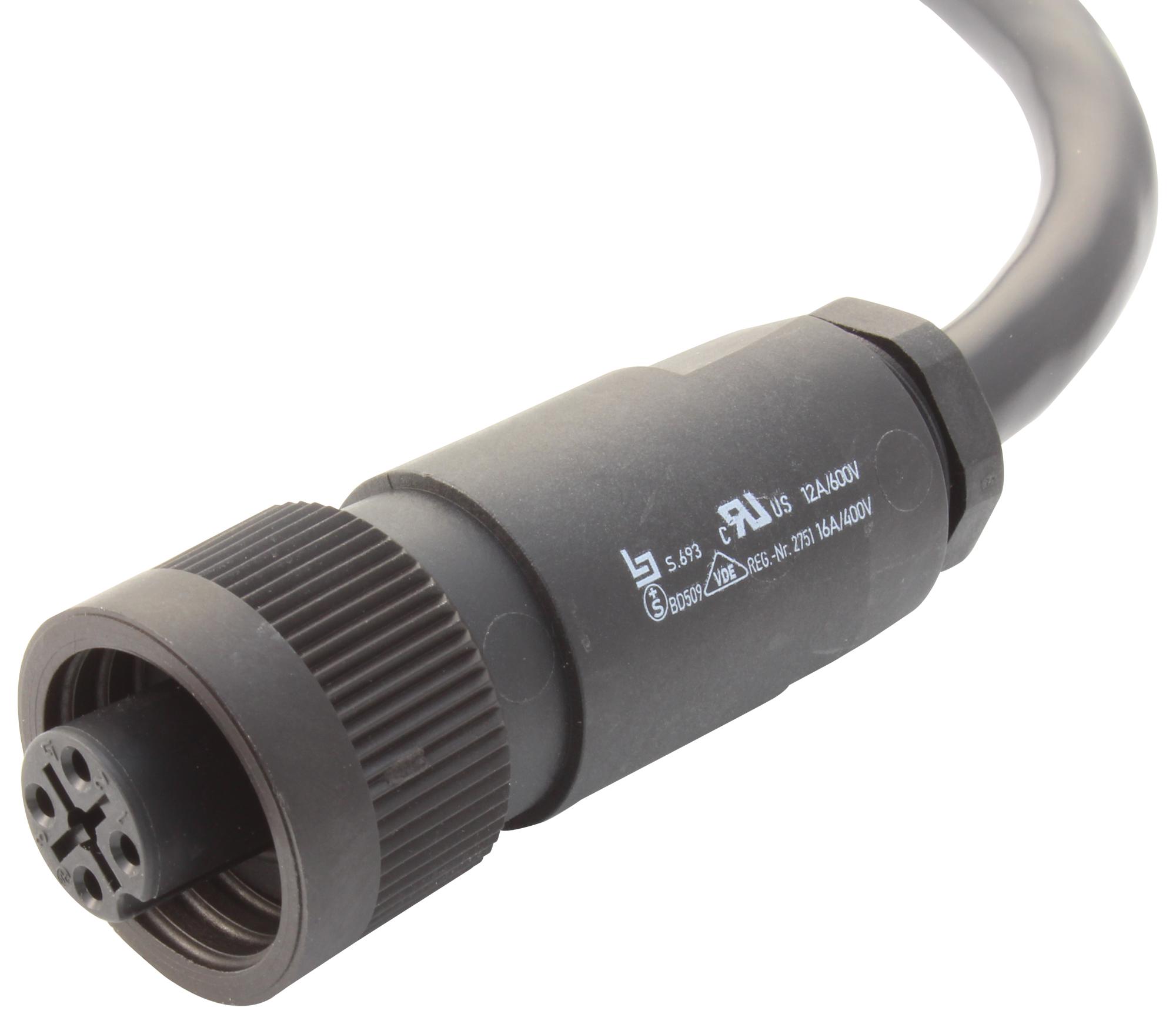 TEX-C11 - Traco Power - Power Supply Accessory, TEX-IP-ASSY Input Cable ...