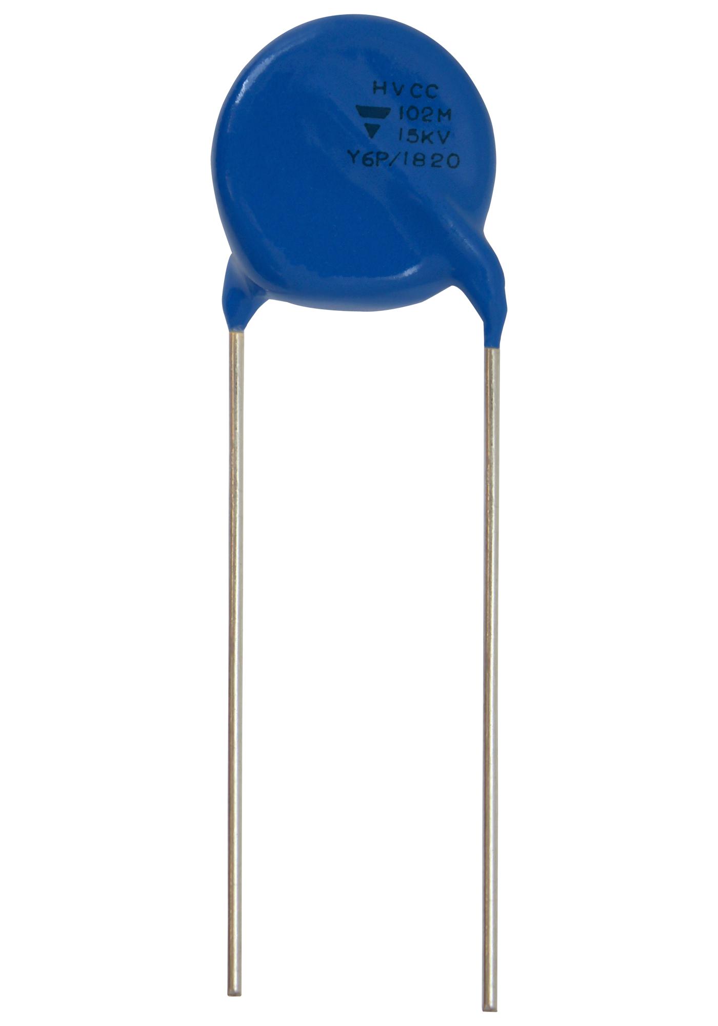 HVCC153Y6P102MEAX - Vishay - Ceramic Disc Capacitor, 1000 pF, 15 kV