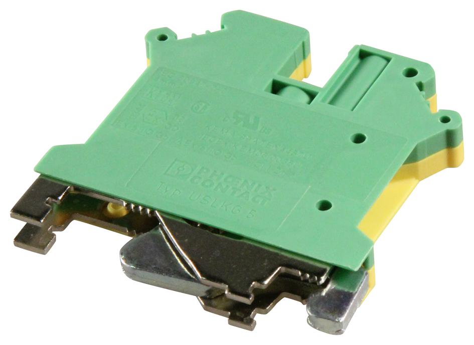 441504 - Phoenix Contact - DIN Rail Mount Terminal Block, 2 Ways, 24 AWG