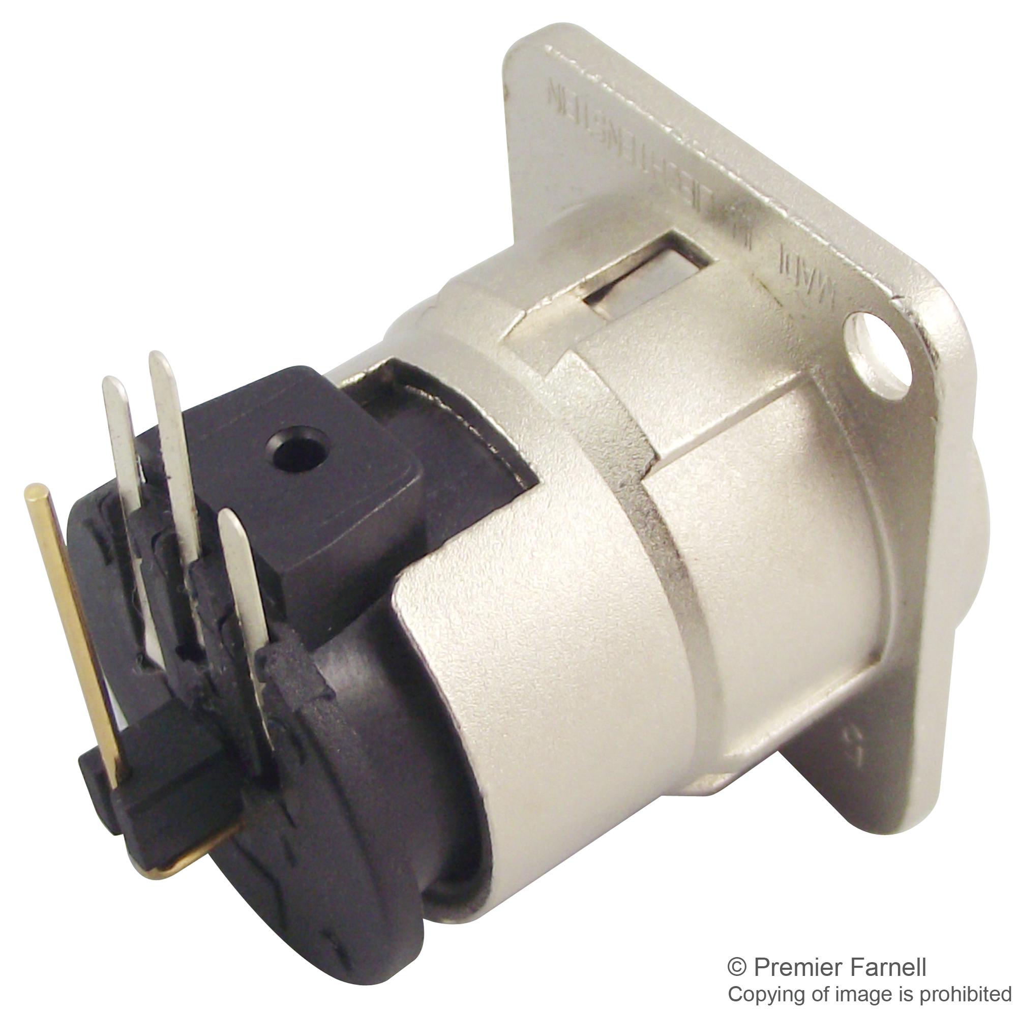 NC3FD-H - Neutrik - XLR Connector, 3 Contacts, Socket