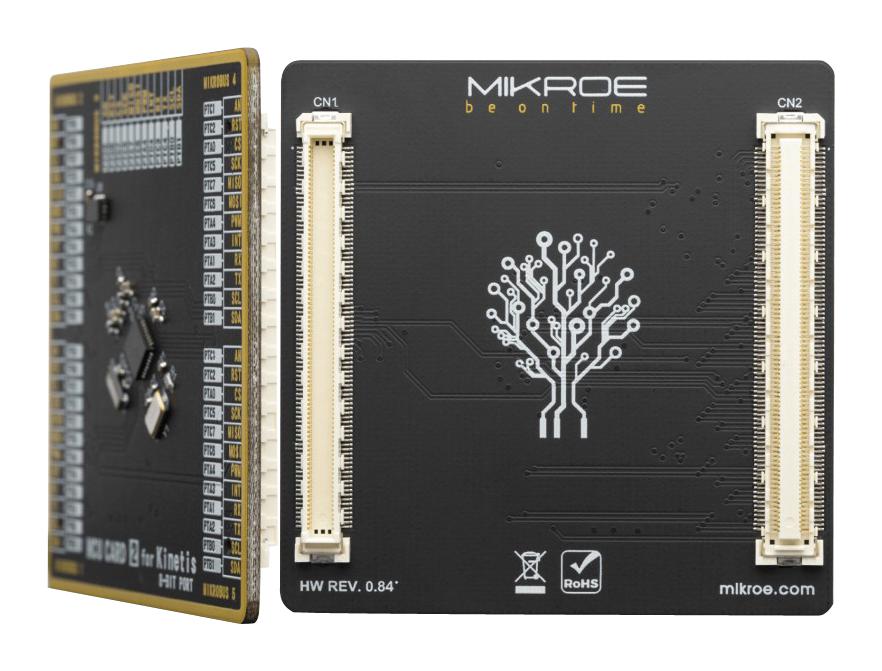 MIKROE-3489 - Mikroelektronika - Add-On Board, MikroE MCU Card 2, Kinetis MK20DX128VFM5 MCU