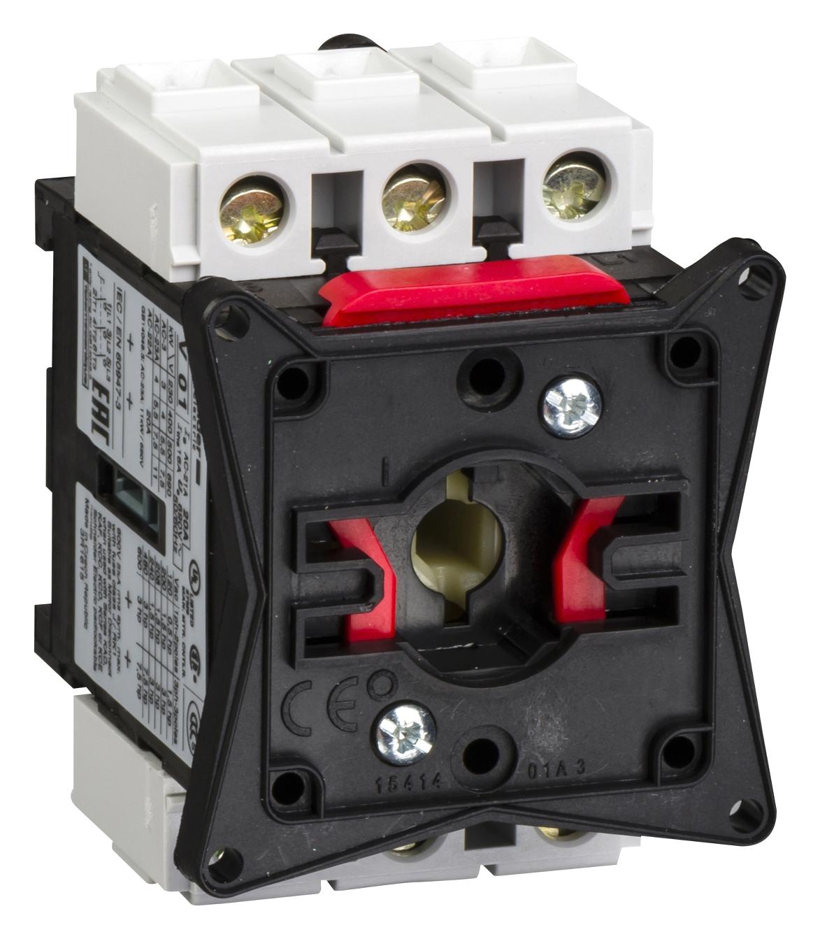 V2 - Schneider Electric - SWITCH BODY, 3POLE, 60X55MM