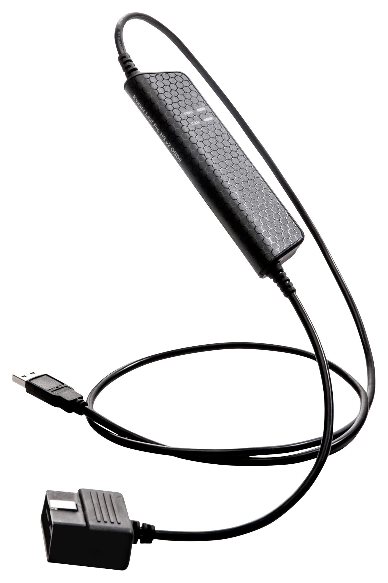 00849-6 - Kvaser - Interface, Kvaser Leaf Pro HS v2 OBDII, CAN to USB