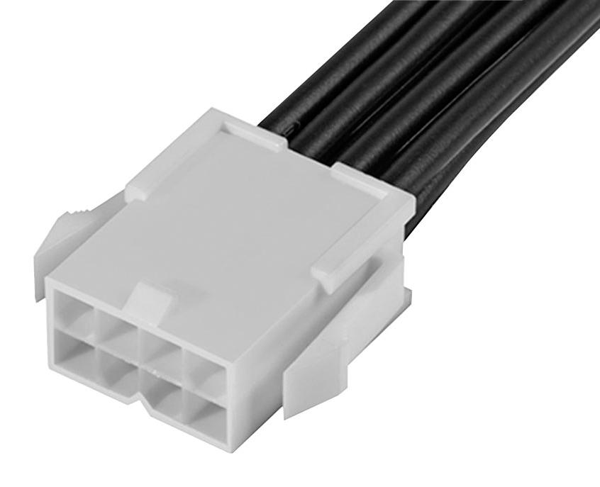 215325-2083 - Molex - Cable Assembly, Mini-Fit Jr. Receptacle to Mini-Fit Jr. Receptacle, 8 Ways