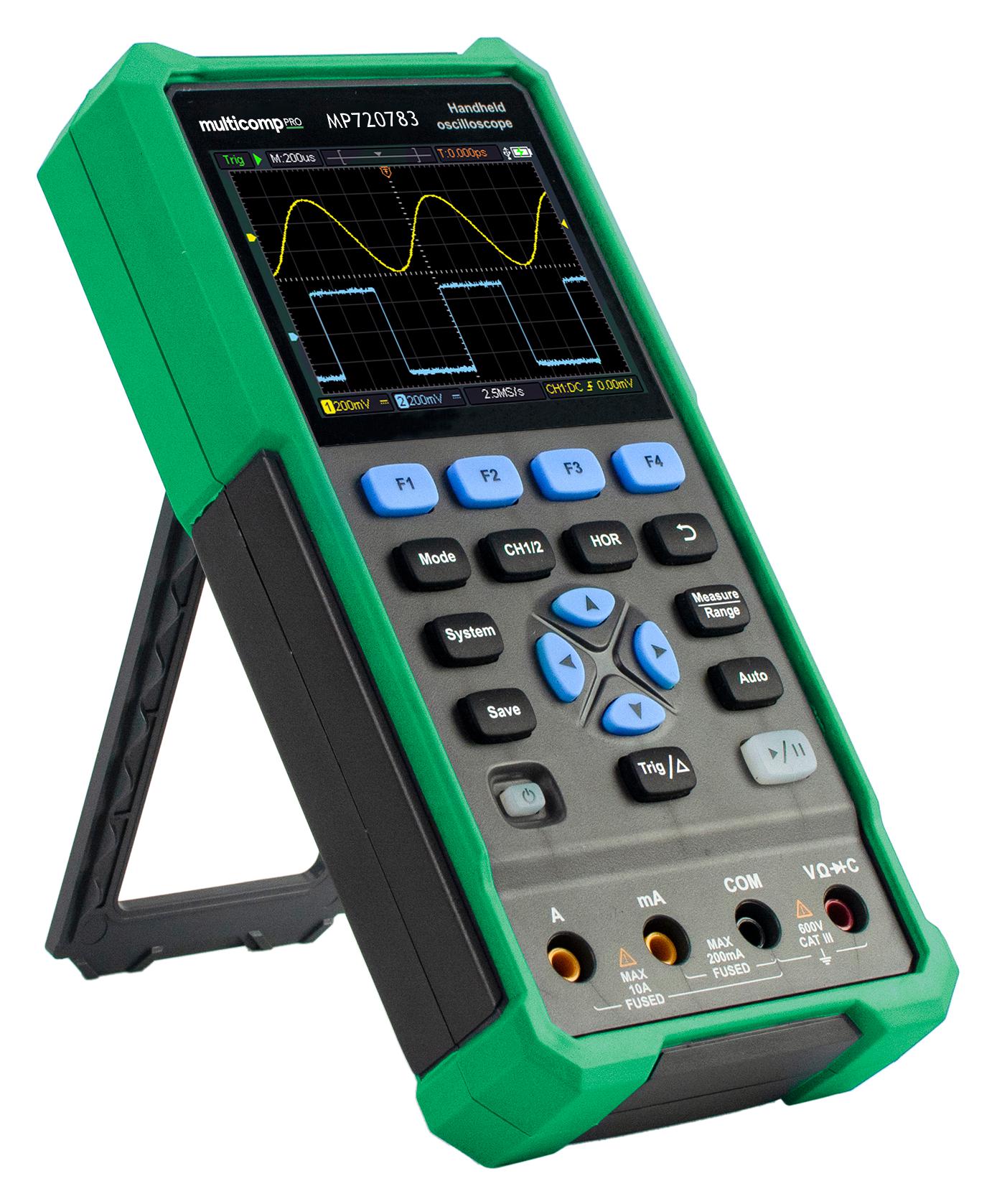 MP720783 - Multicomp Pro - Handheld Digital Storage Oscilloscope, DSO ...