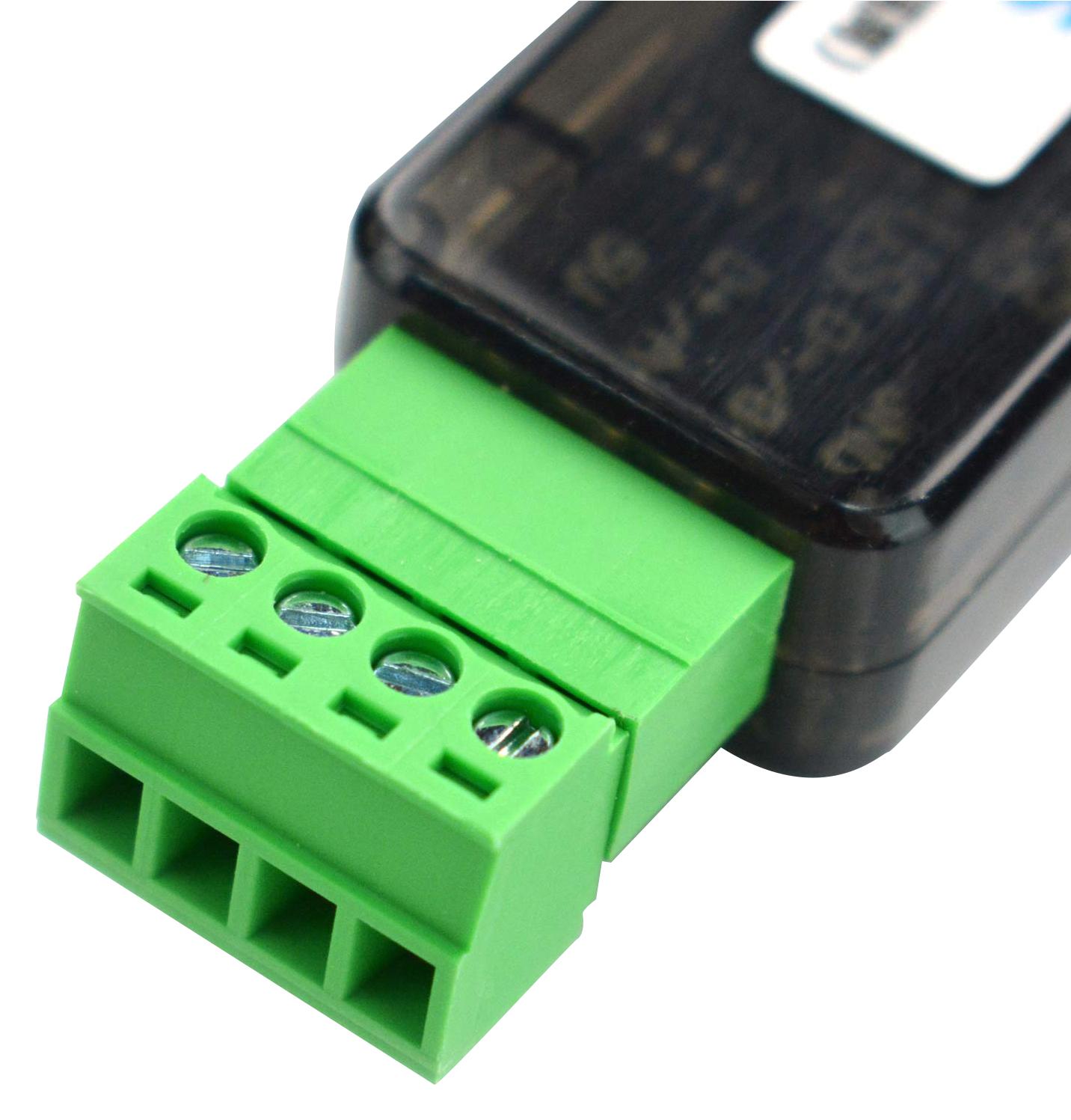 FIT0737 - Dfrobot - USB to RS485 Module, LED, USB A 2.0 Male to Terminal Block