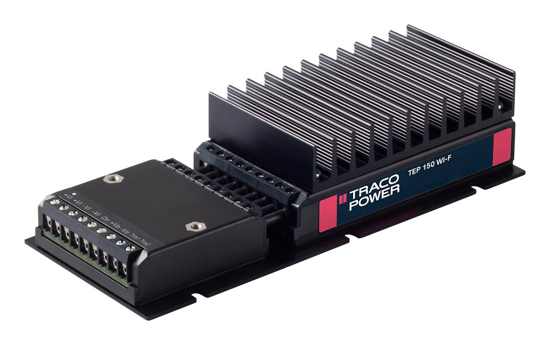 TEP 150-2415WI-F - Traco Power - Isolated Chassis Mount DC/DC Converter, Railway, 4:1