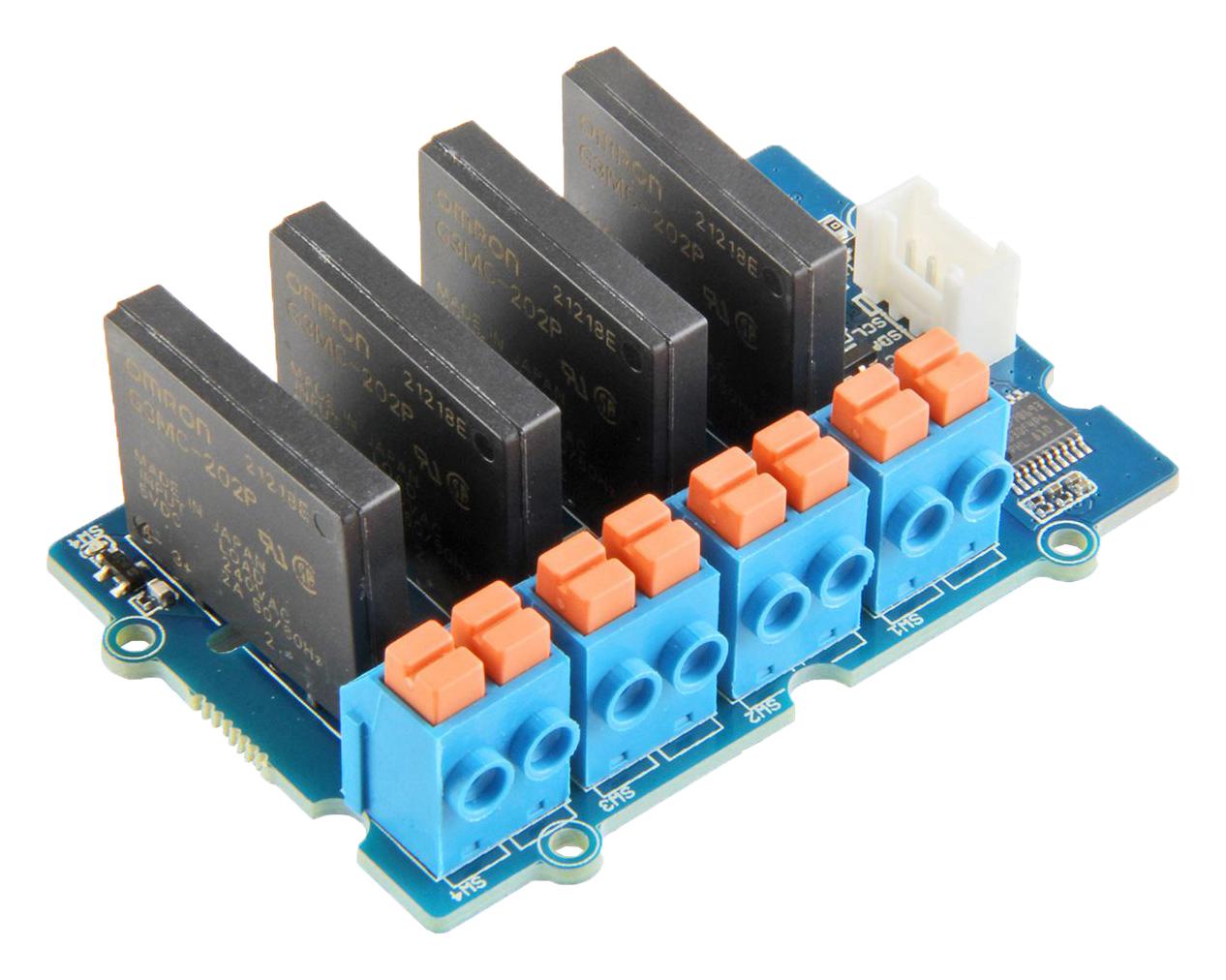 103020135 - Seeed Studio - Solid State Relay Board with Cable & Acrylic ...