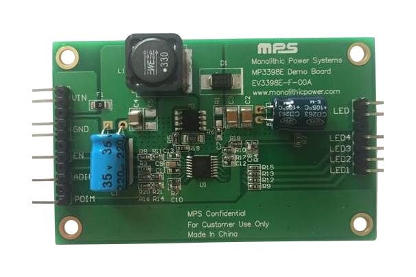 EV3398E-F-00A - Monolithic Power Systems (mps) - Evaluation Board, MP3398EGF, Boost (Step Up)
