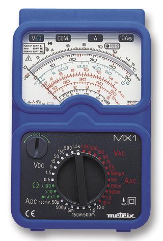 MX1 - Metrix - Analogue Multimeter, 200ohm, 2kohm