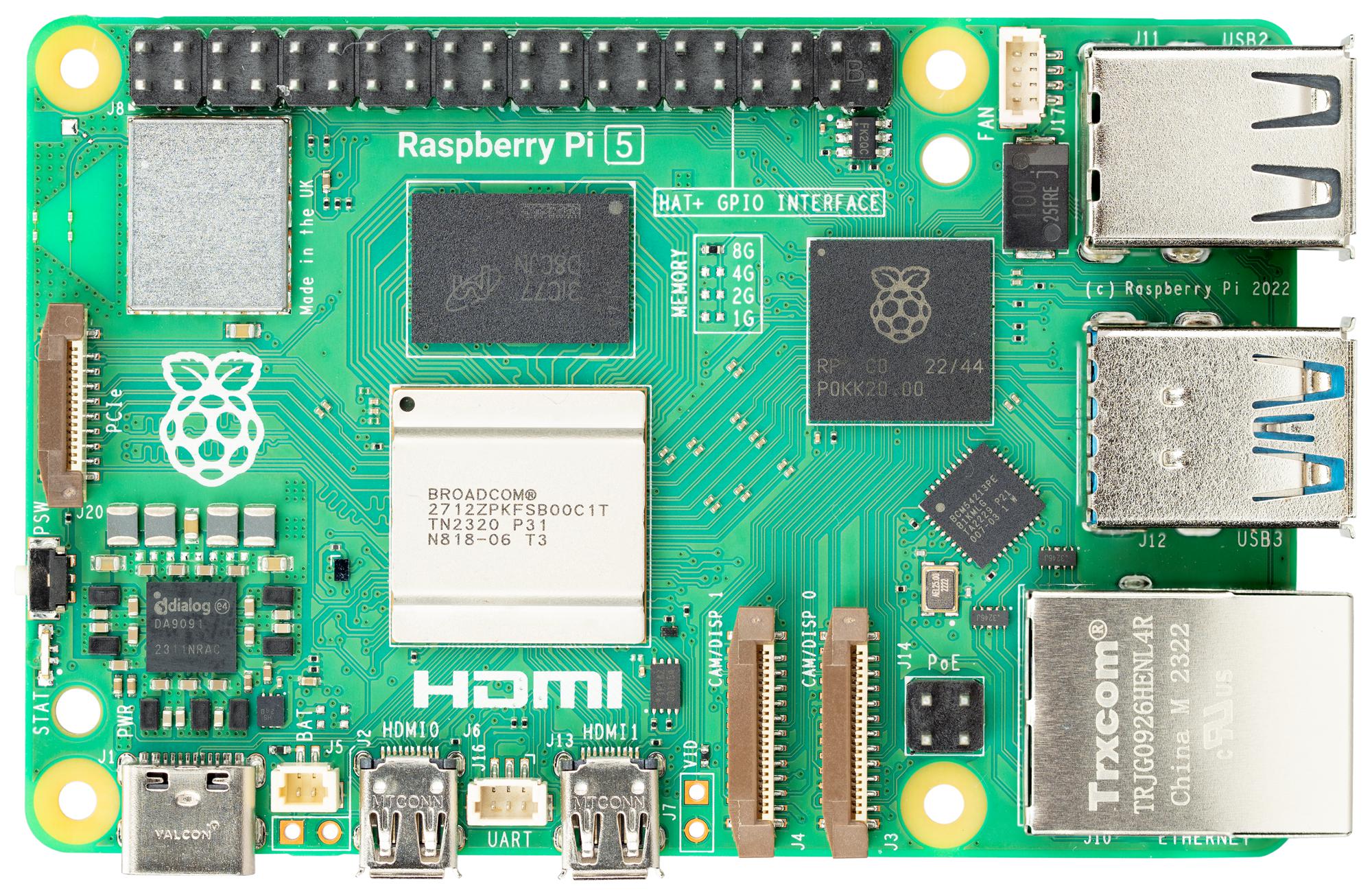 Buy Raspberry Pi 5 Model B | 8 GB | RPI5-8GB-SINGLE | element14 AU