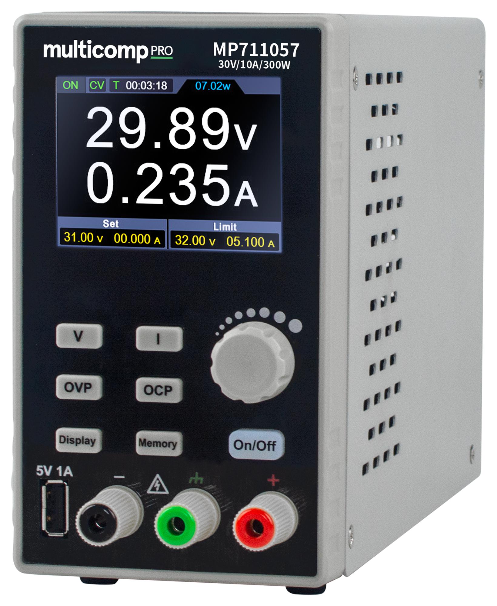 MP711057 - Multicomp Pro - Bench Power Supply, Programmable, 1 Output