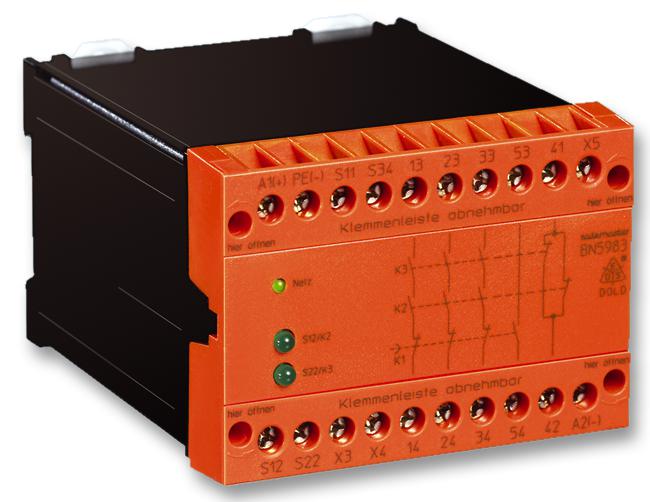 BN 5983.53 DC 24V - Dold - Safety Relay, 24 VDC, 3PST-NO
