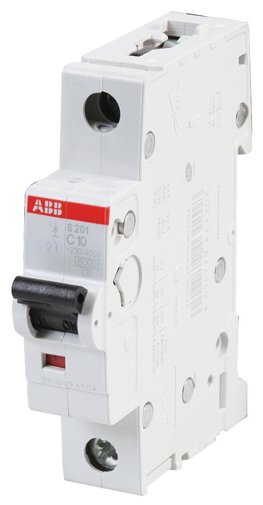 S201-C10 - Abb - Thermal Magnetic Circuit Breaker, Miniature, C Curve