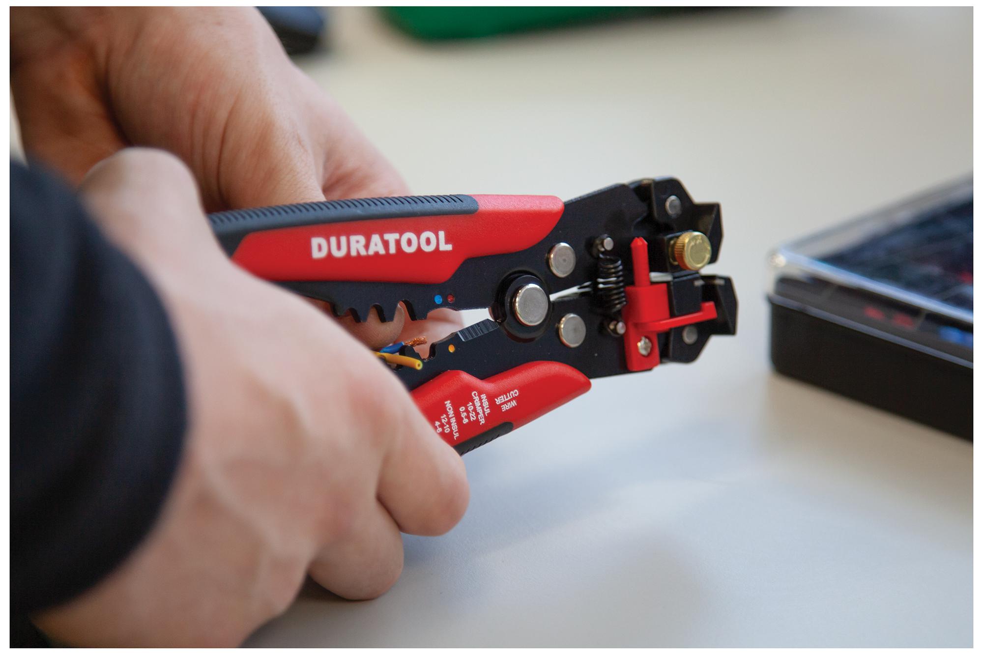 D03425 - Duratool - Wire Stripper & Crimp Set, 0.2 to 6 mm