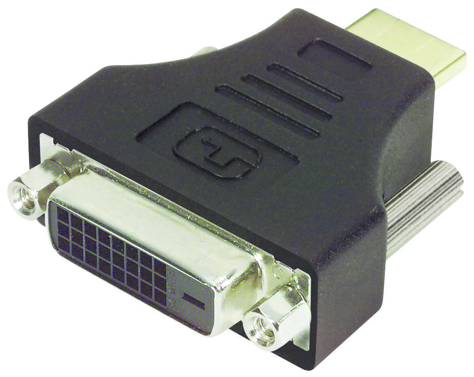 DVIHDFM - L-com - ADAPTER, DVI-I RECEPTACLE TO HDMI PLUG