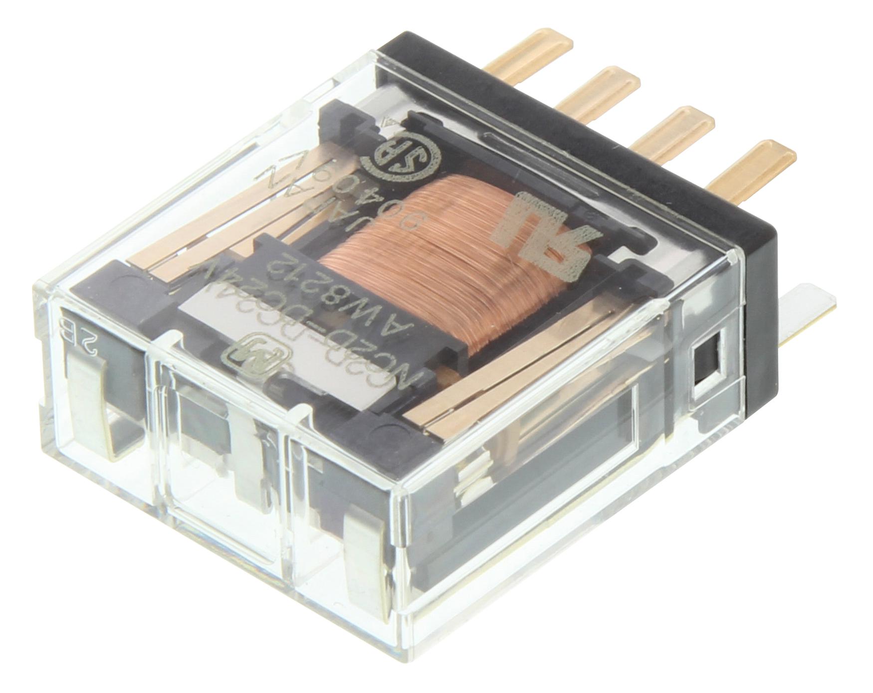 NC2D-DC24V - Panasonic - RELAY, DPDT, 250VAC