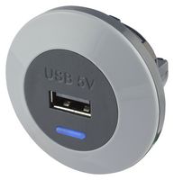 PVPRO-SFF ALFATRONIX, USB Charger Receptacle, 5VDC, PVPro, 2.1 A, 1 ...
