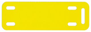 M300X050Y6C PANDUIT, Wire Marker, Tie On Printable Plate, Yellow ...