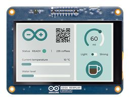 ASX00039 ARDUINO, Arduino GIGA Display Shield, 3.97”, Touch Screen, Arduino Giga | element14 ...