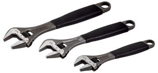 ADJUST 3-90 BAHCO, Adjustable Wrench Set, Central Nut, Rubber Handle | element14 Australia