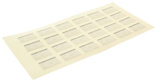 QCC311BK TE CONNECTIVITY, CALIBRATION LABELS, SELF-LAM, VINYL, 25 ...